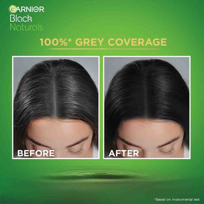 Garnier Black Naturals Hair Color For Men & Women – Shade 1 Deep Black