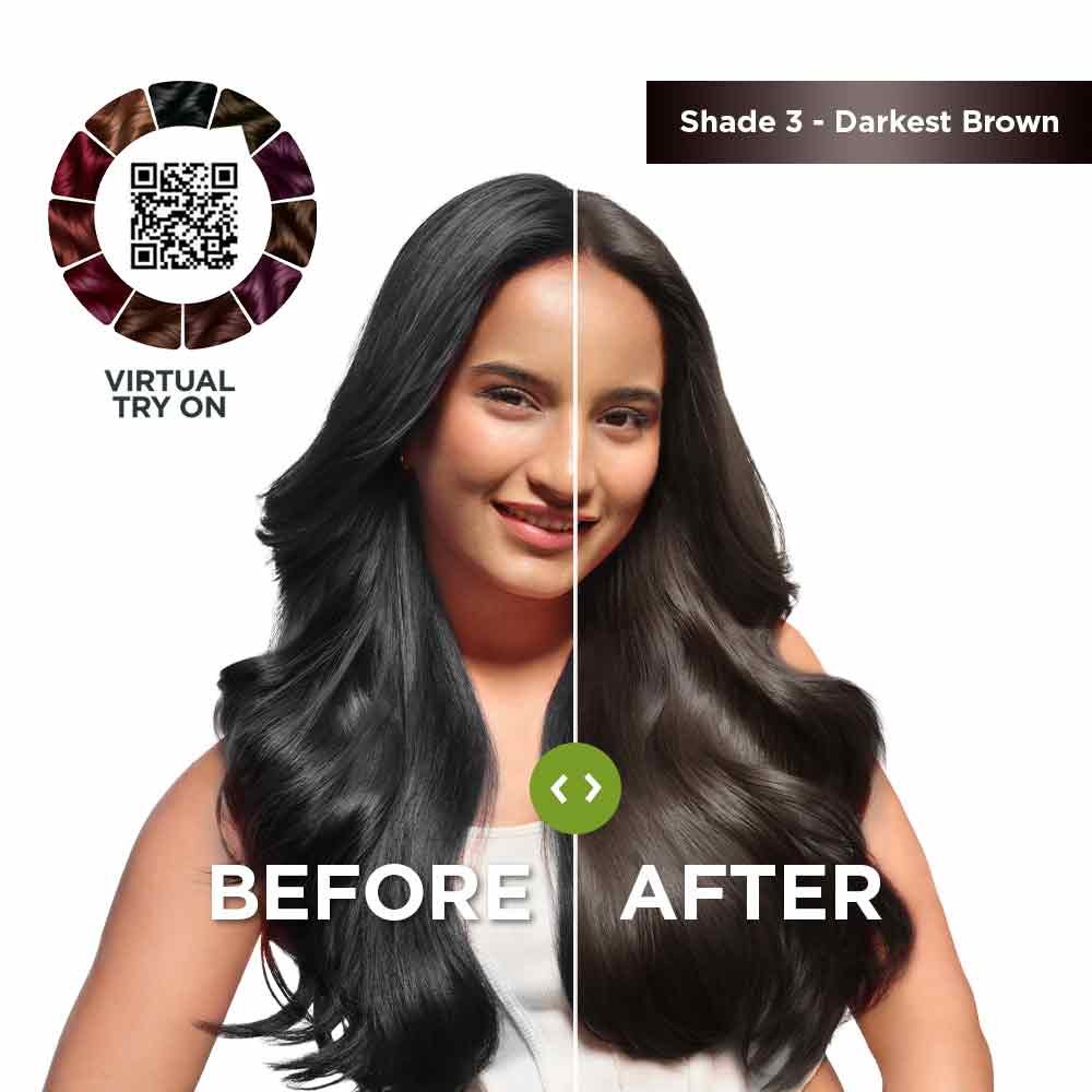 Shade 3 Darkest Brown Hair Color for Beautiful Hair | Garnier