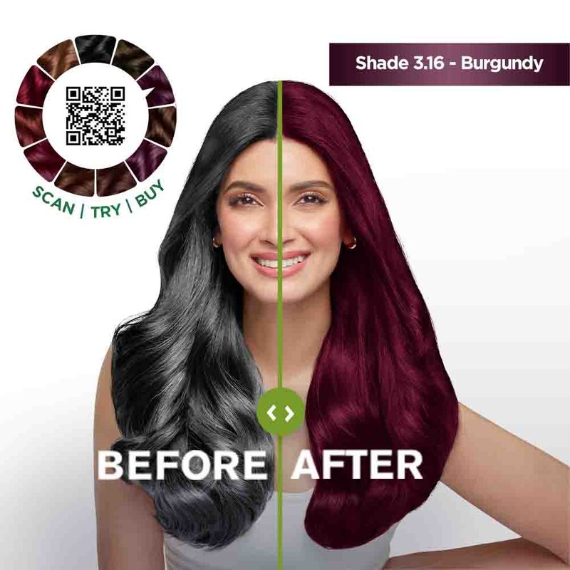 Buy Garnier Color Naturals Shade 3.16 Burgundy Hair Color at Best Price ...