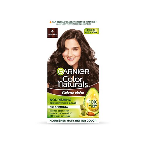 Buy Garnier Color Naturals Shade 4 Brown Hair Color at Best Price ...