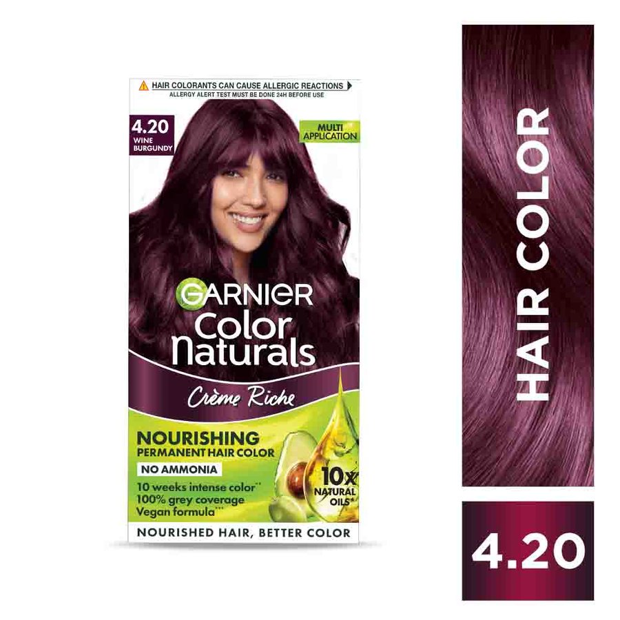 Garnier Color Naturals Shade 4.2 Wine Burgundy Hair Color