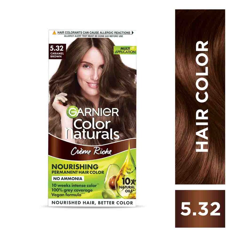 Garnier Color Naturals Shade 5.32 Caramel Brown Hair Color