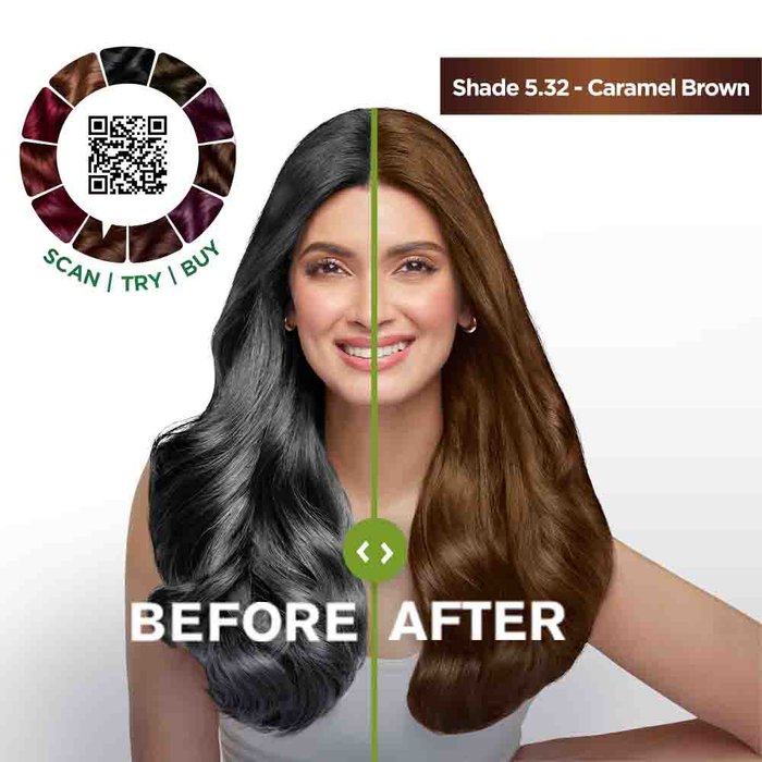 Garnier Color Naturals Shade 5.32 Caramel Brown Hair Color