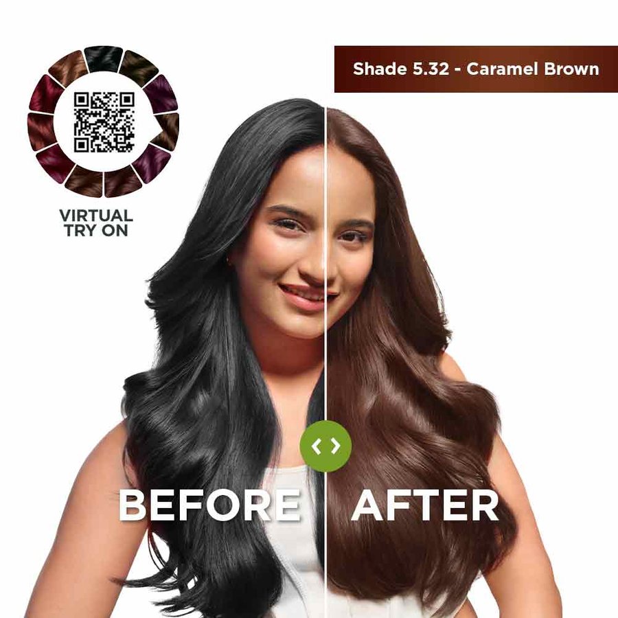 Garnier Color Naturals Shade 5.32 Caramel Brown Hair Color