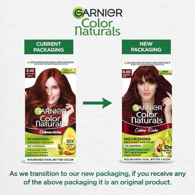 Garnier Color Naturals Shade 6.60 Intense Red Hair Color