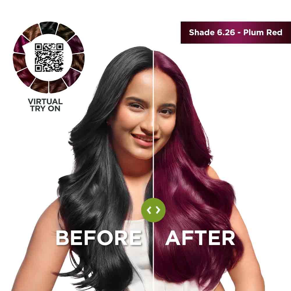plum red colour