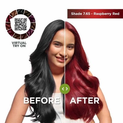 Garnier Color Naturals Raspberry Red Hair Color Shade 7.65