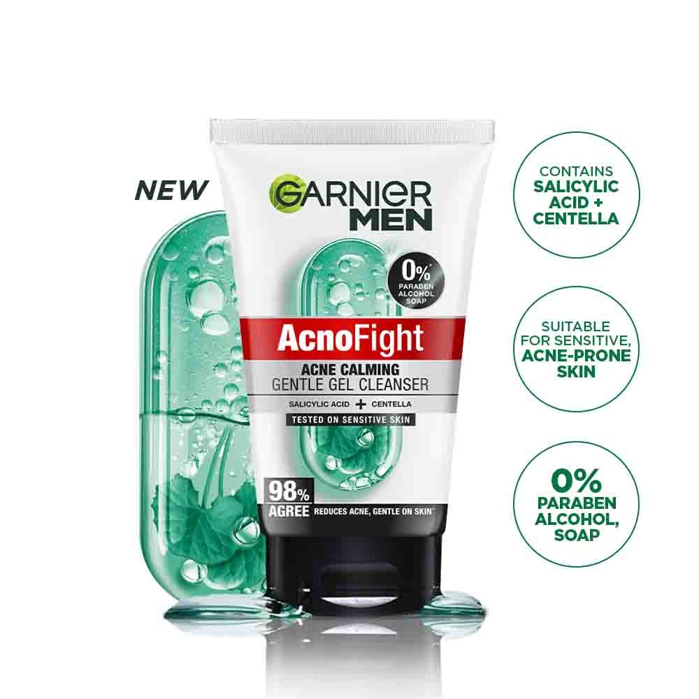 Garnier Men Acno Fight Gentle Cleanser | Deep Clean Face Wash