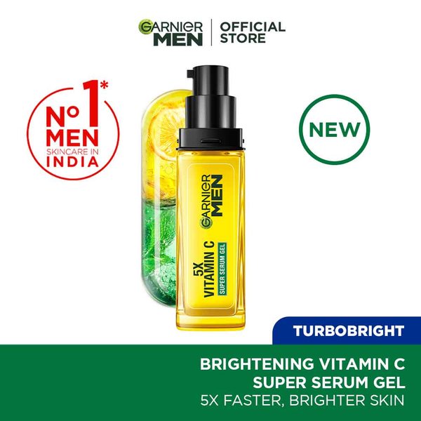 Garnier Men Turbo Bright Super Serum Gel For Men | Garnier India