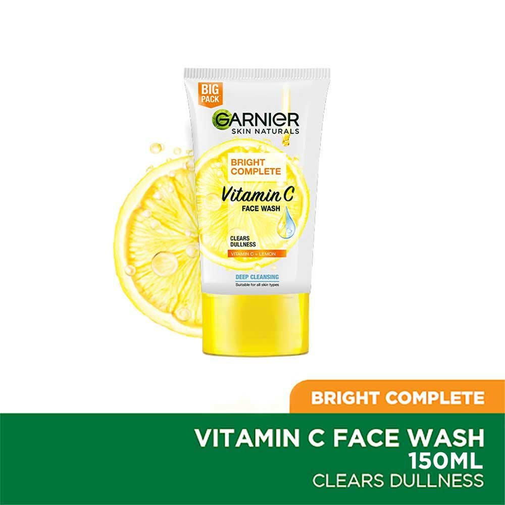 Garnier Bright Complete Face Wash - Vitamin C Face Wash