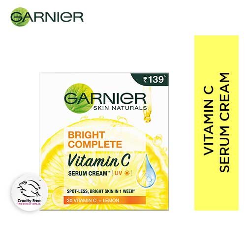 Garnier Bright Complete Vitamin C Serum Cream UV | Moisturizing Face Cream