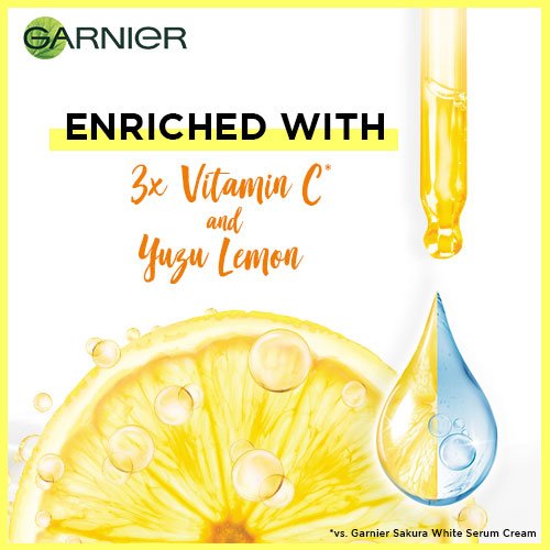 Garnier Bright Complete Vitamin C Serum Cream with SPF40/PA ...