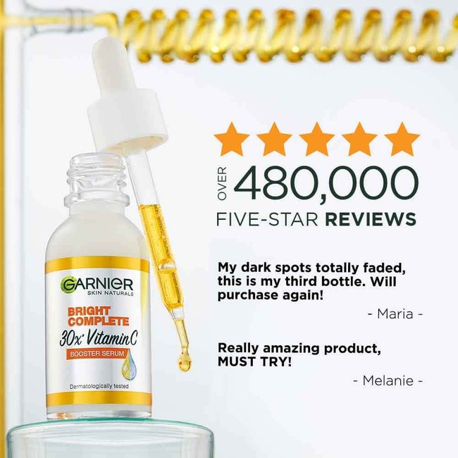 Garnier Vitamin C Serum – Best Face serum For Glowing Skin | Garnier India