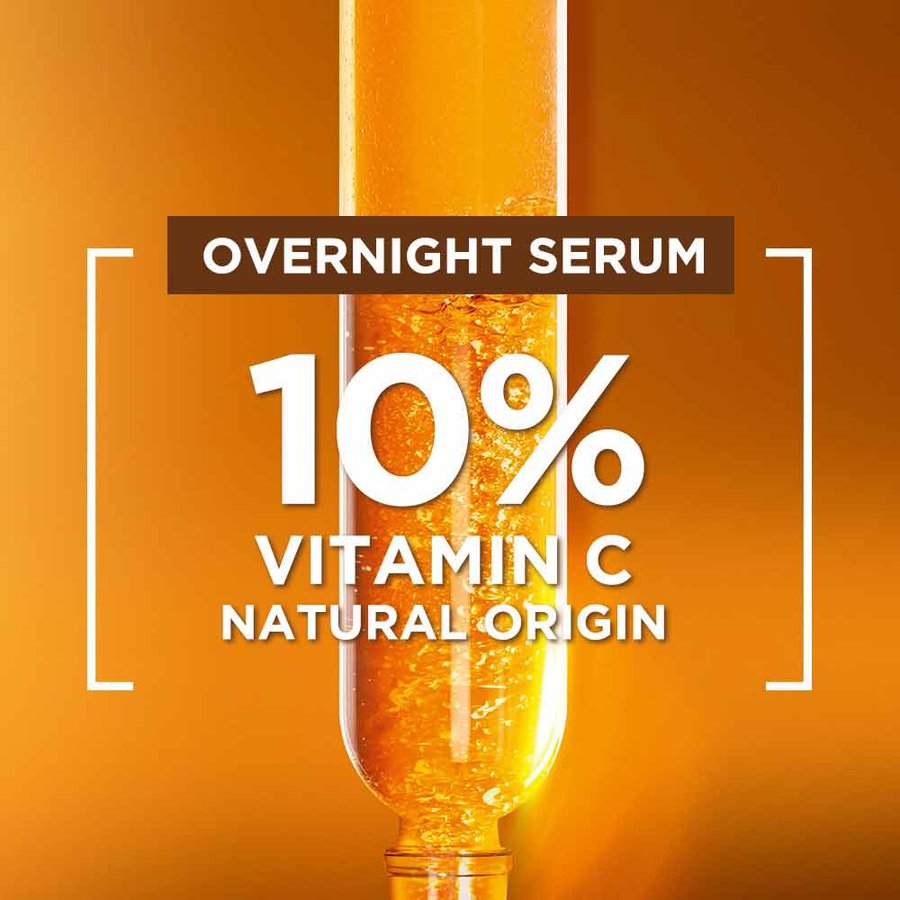 Garnier Bright Complete Overnight Vitamin C Serum 10% Vit C