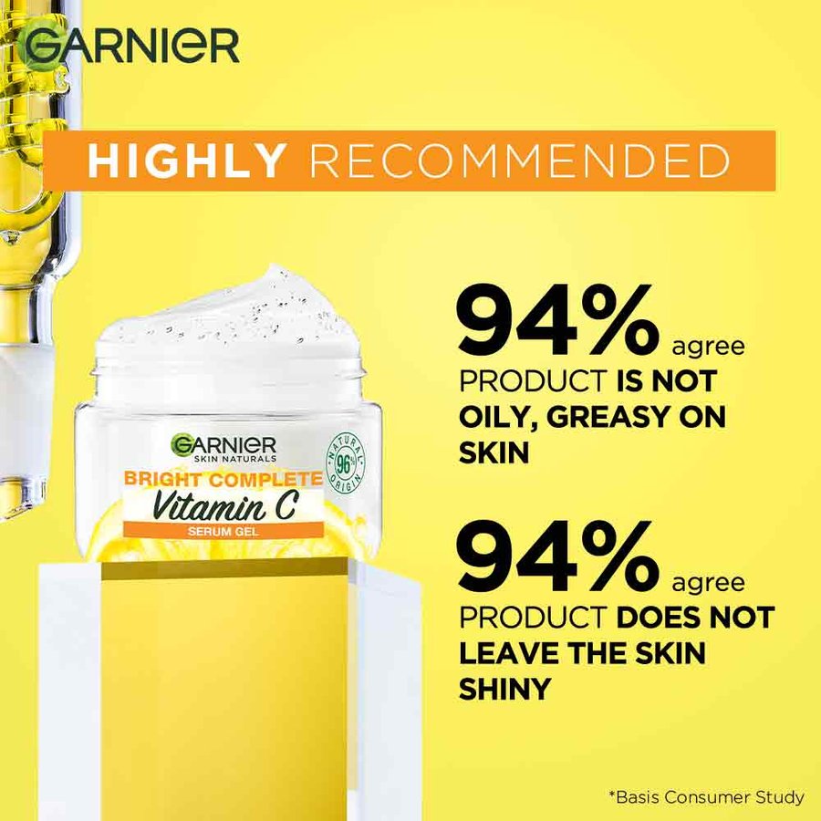 Garnier Vitamin C Gel Moisturizer: Bright & Hydrated Skin