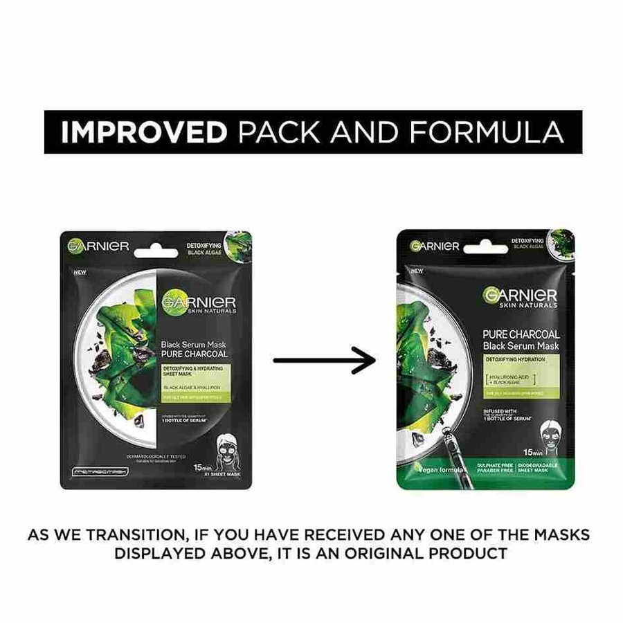 Garnier Charcoal Sheet Mask: Detox & Purify Your Skin