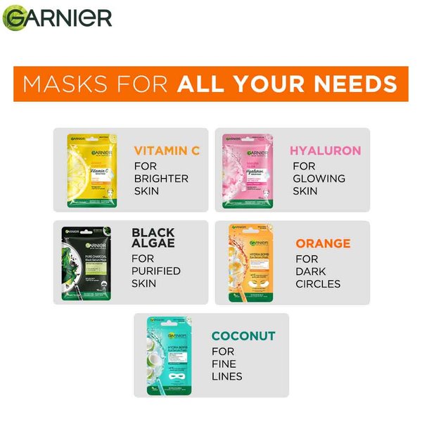 Garnier Orange Hydra Bomb Eye Mask For Dark Circles