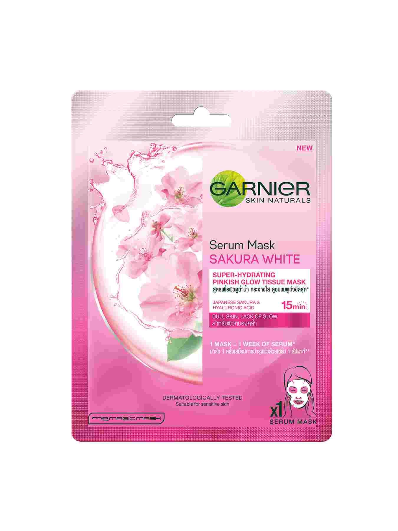 Buy Garnier Sakura White Serum Sheet Mask | Garnier India Buy Garnier Sakura White Serum Sheet Mask | Garnier India