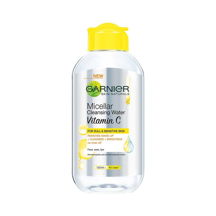 Garnier Micellar Water With Vitamin C, Removes Makeup + Brightens Skin