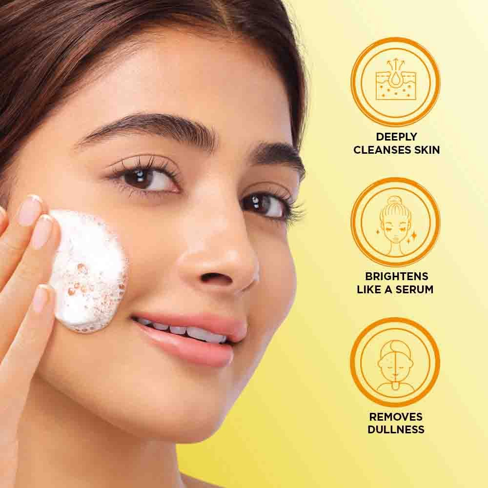 Garnier Bright Complete Vitamin C Serum Cleanser for Radiant Skin
